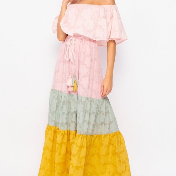 Dresses | Multi Colored Maxi Dress | Poshmark